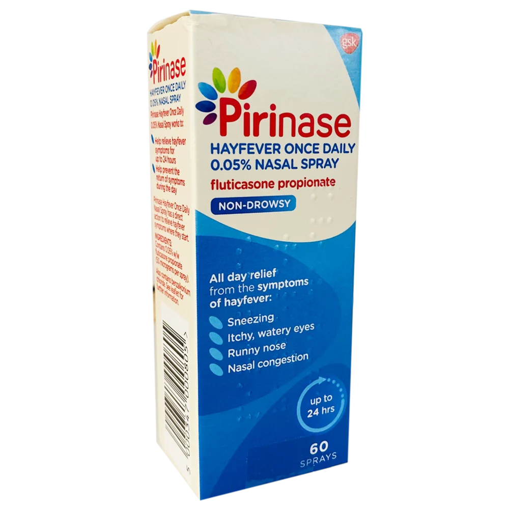 Pirinase Hayfever Relief Nasal Spray 60 Sprays – hayfevermedicines