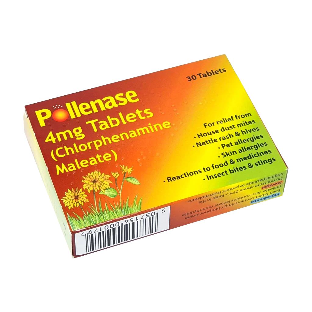 Chlorphenamine maleate 4mg Tablets - 28 Tablets – hayfevermedicines